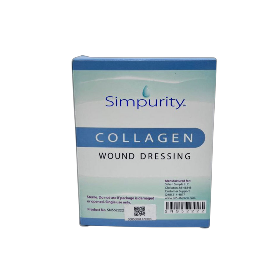 Safe N Simple Simpurity Collagen Wound Dressing — Go Bulk Medical