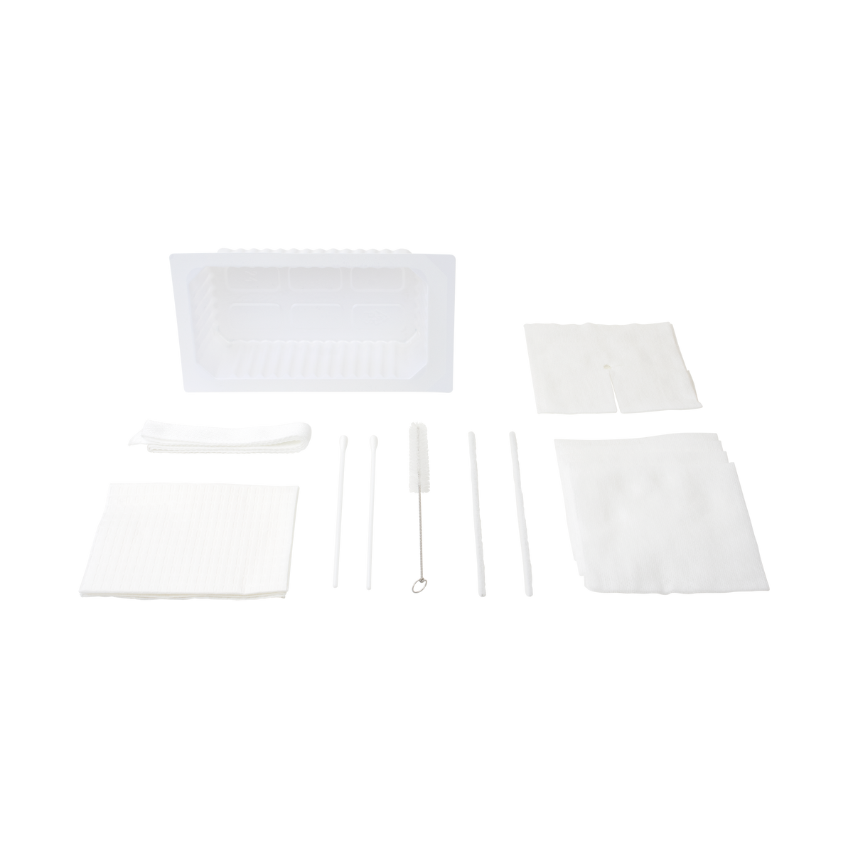 Dynarex Tracheostomy Care Kit - One Compartment Tray with No Gloves (2 ...