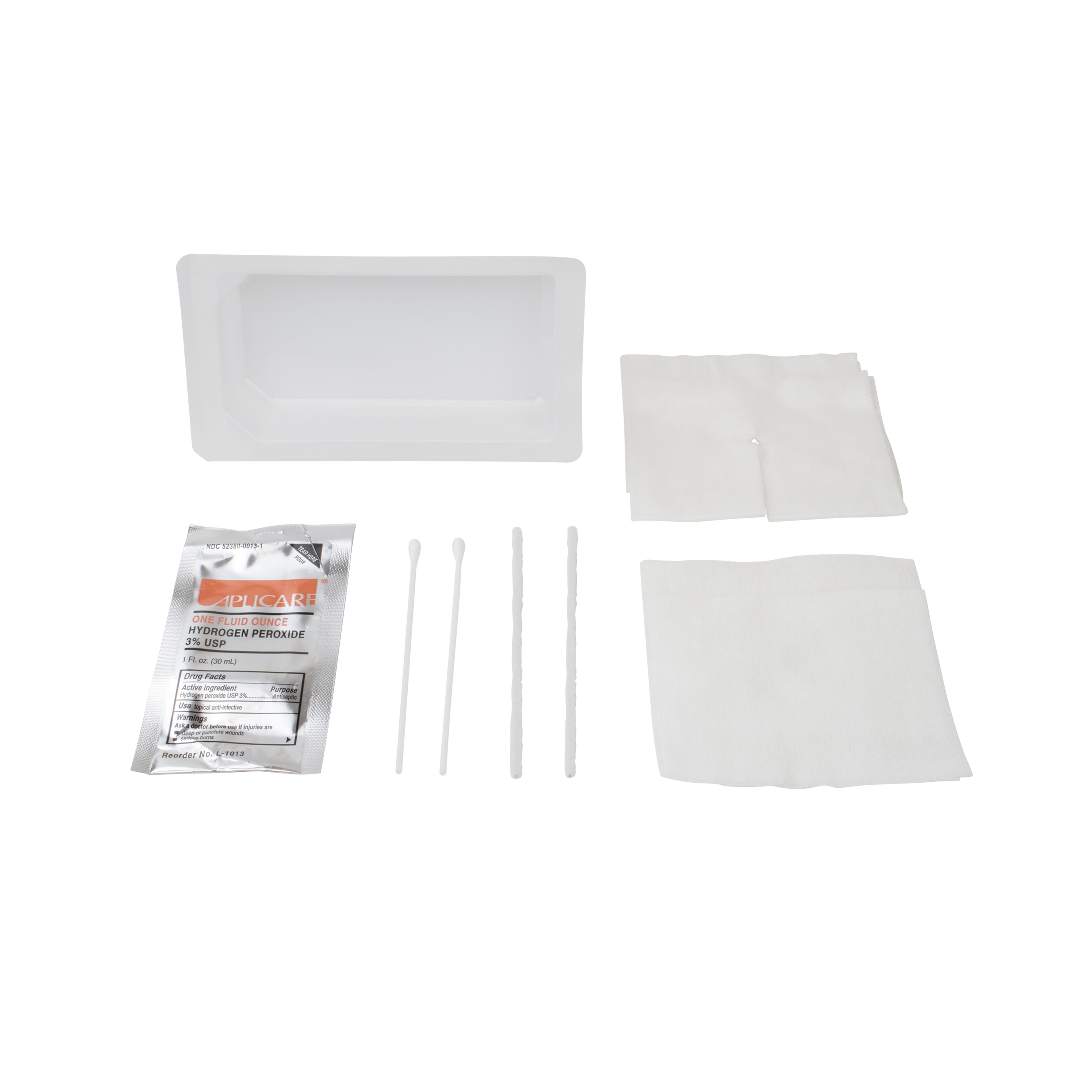 Dynarex Tracheostomy Care Kit - One Mini Compartment Tray (40 Count ...