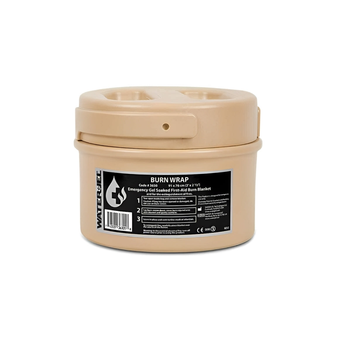 Water Jel Military Burn Wrap, Canister - 3" x 2.5" (4 Blankets/Case ...