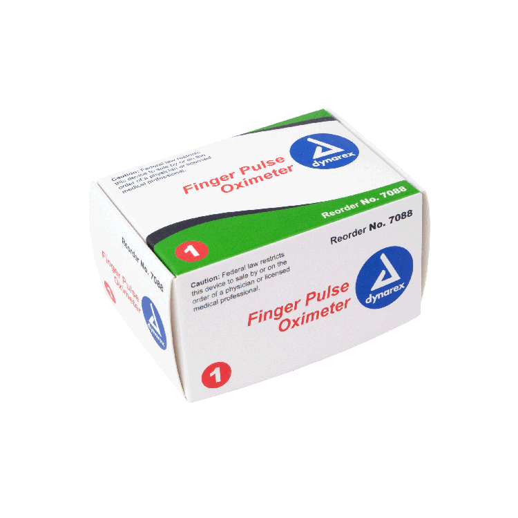 Dynarex Fingertip Pulse Oximeter (10 Count) — Go Bulk Medical