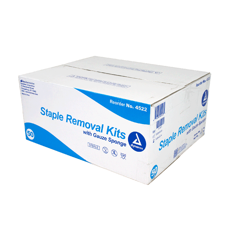 Dynarex Staple Removal Kits (50 Count) — Go Bulk Medical