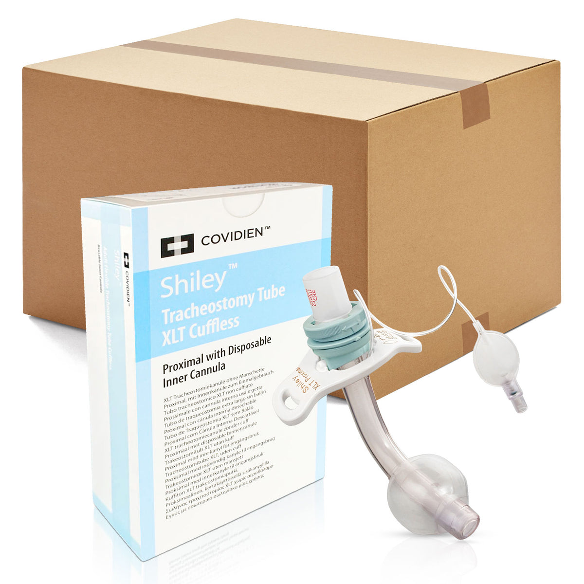 Shiley XLT Extended-Length Cuffless Tracheostomy Tube — Go Bulk Medical