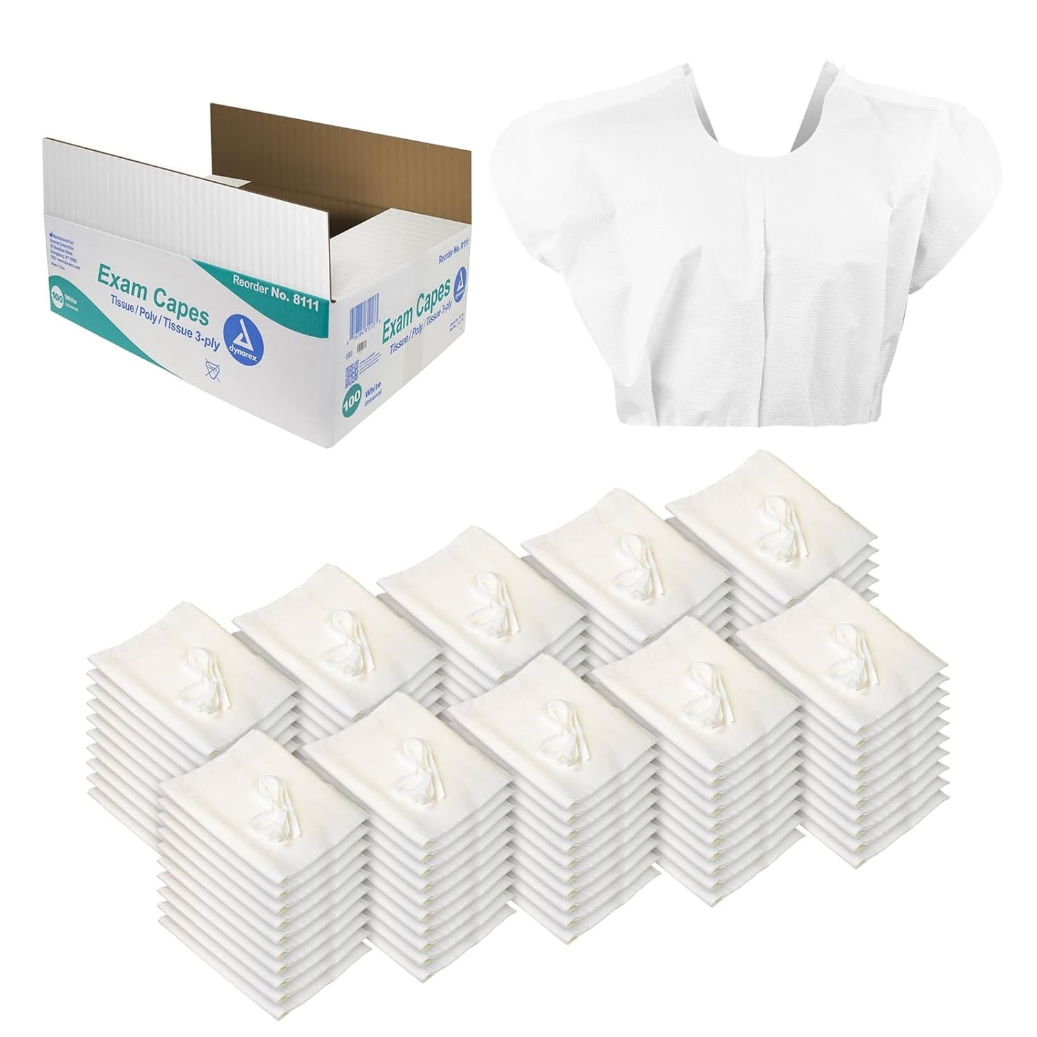Dynarex Exam Cape (100 Count) — Go Bulk Medical