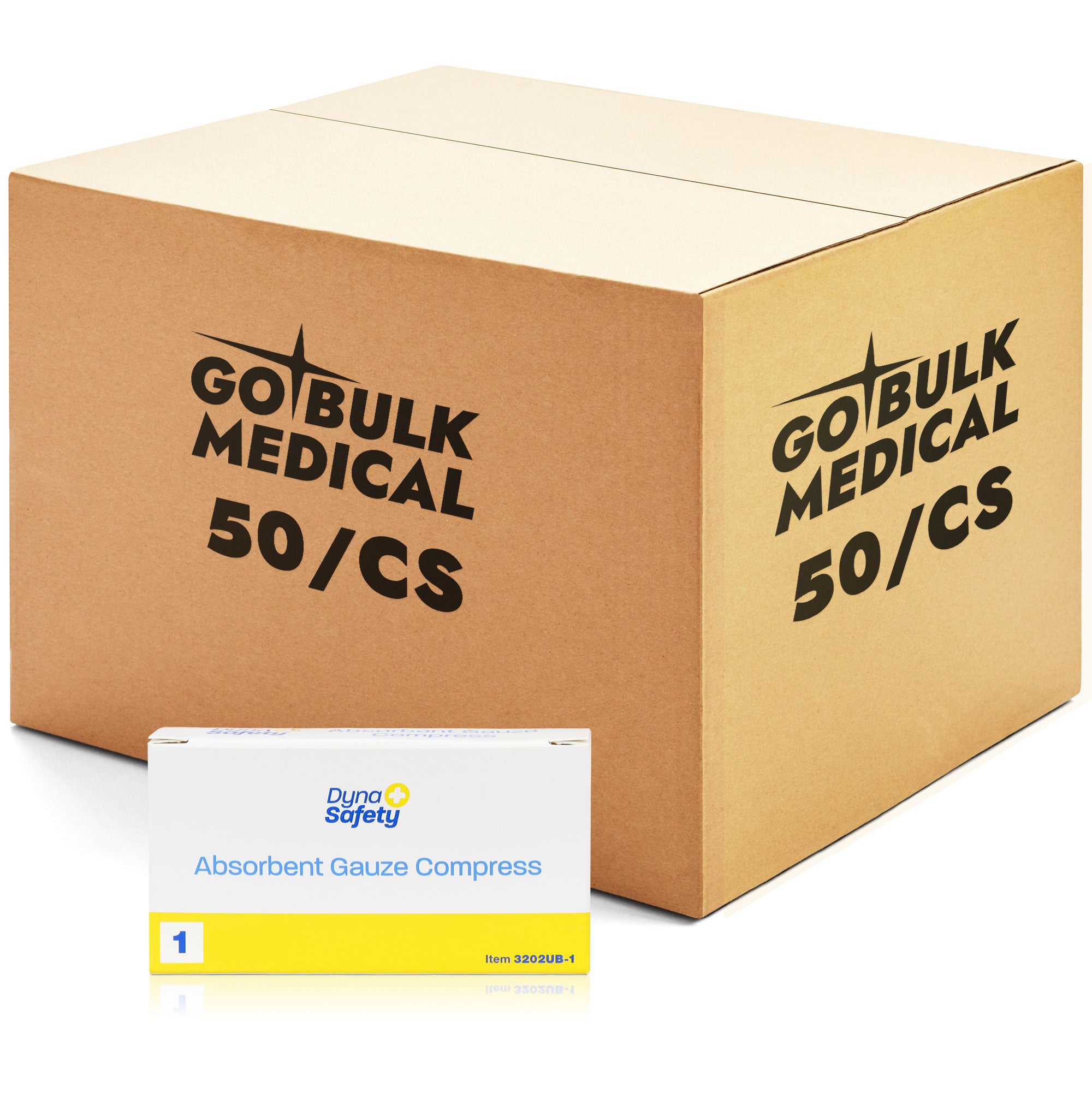 Dynarex Absorbent Gauze Compress, 18" x 36", 2 per Box / Case of 50 ...