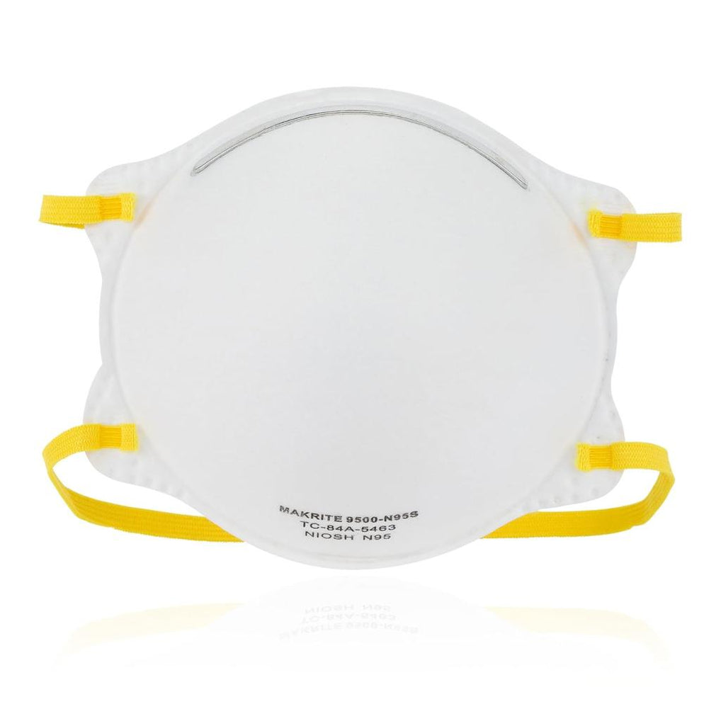 Makrite 240pcs 9500-N95S Disposable Particulate Respirator N95 Face Ma ...