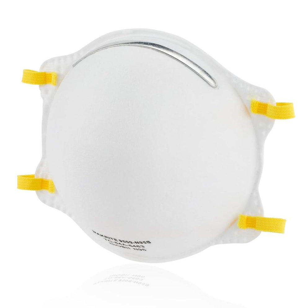 Makrite 240pcs 9500-N95S Disposable Particulate Respirator N95 Face Ma ...