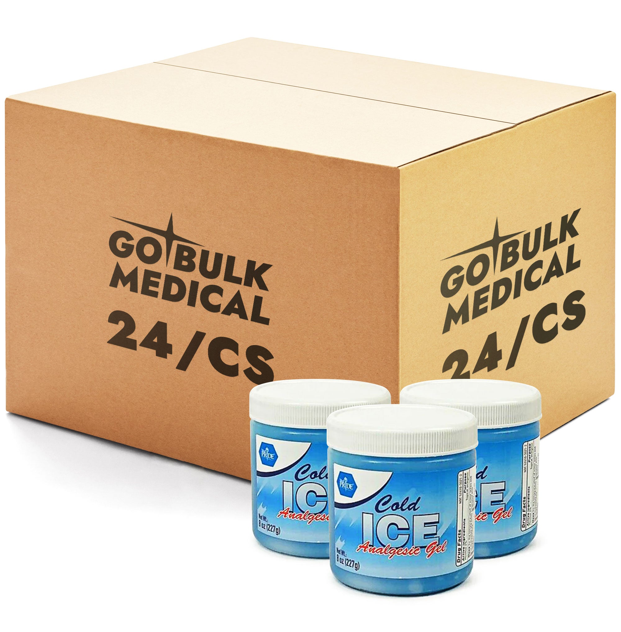Analgesic Ice Gel - 8oz. Jars - 24/cs. – Go Bulk Medical