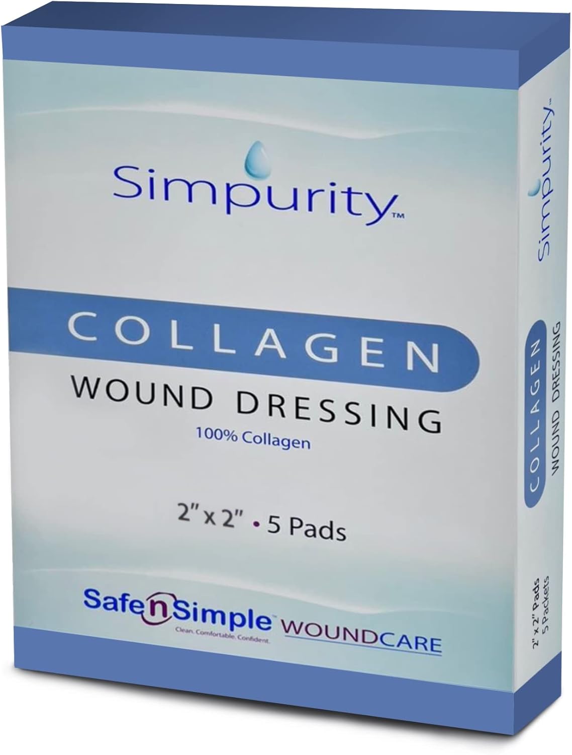 Safe N Simple Simpurity Collagen Wound Dressing — Go Bulk Medical